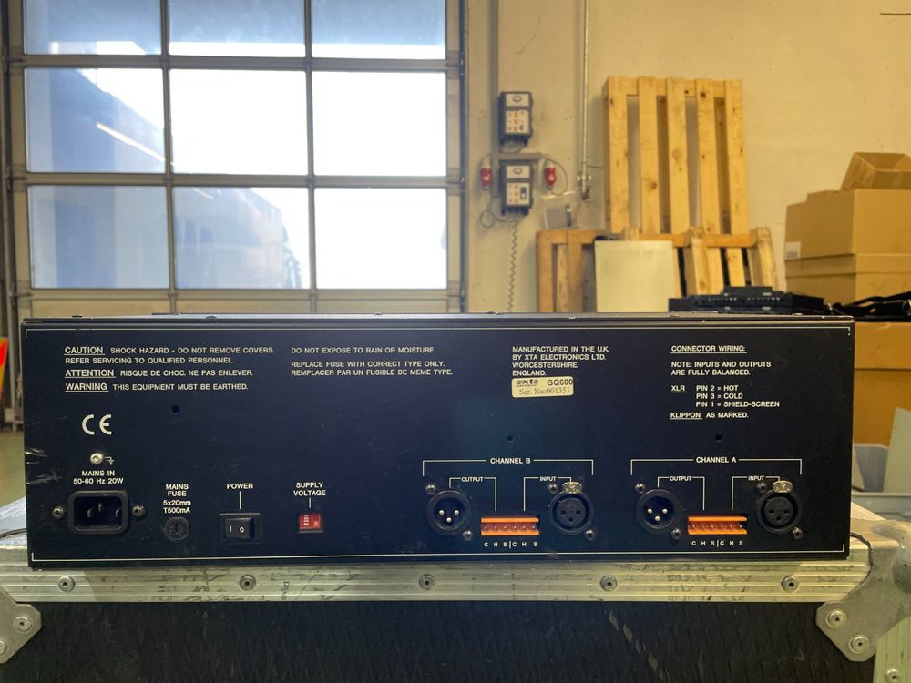 XTA GQ600 Dual Channel Graphic Equalizer | Kaufen auf Ricardo