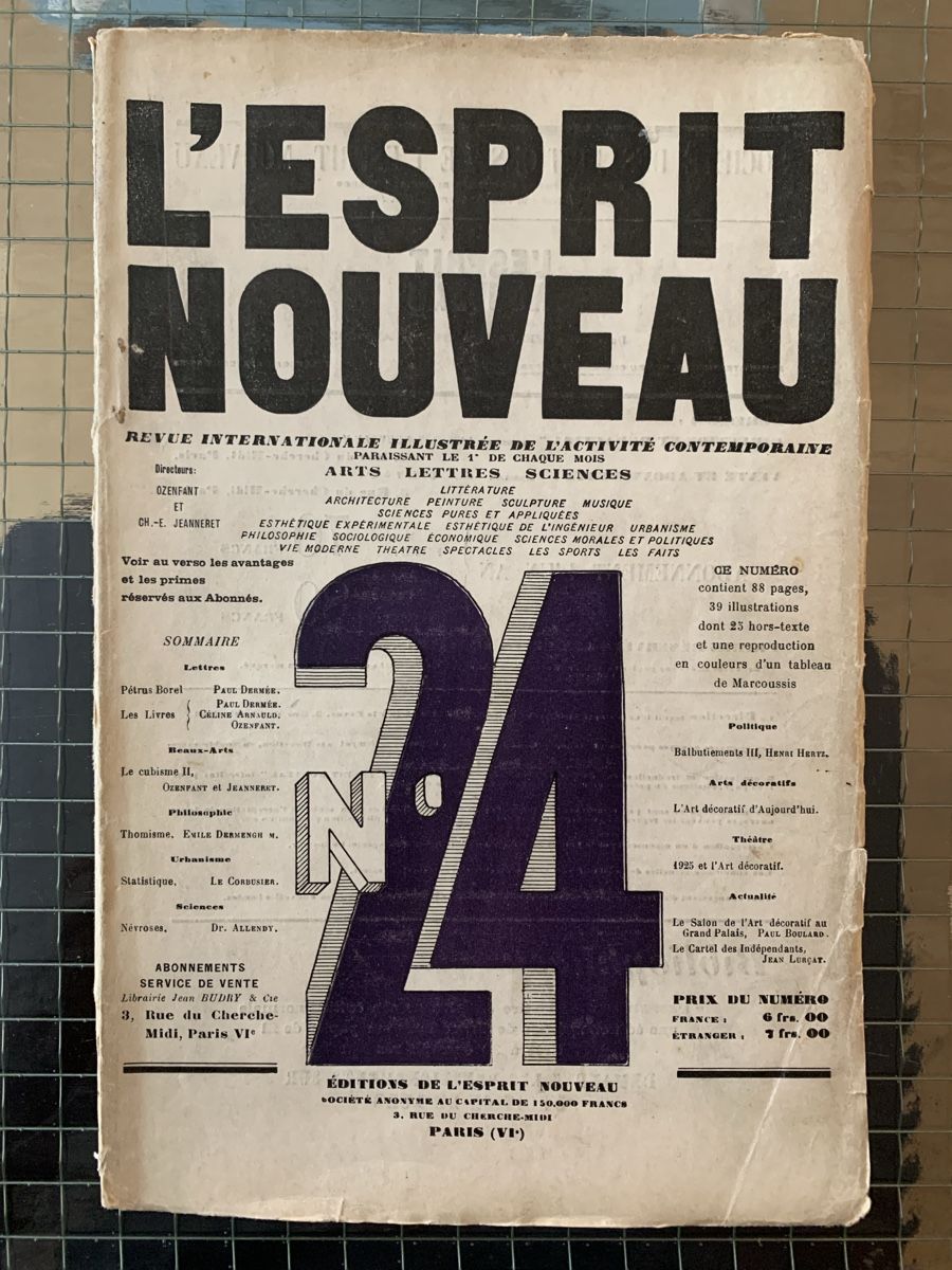 Orig. Le Corbusier | Ozenfant Esprit Nouveau 24 | 1924 (Gebraucht) in ...
