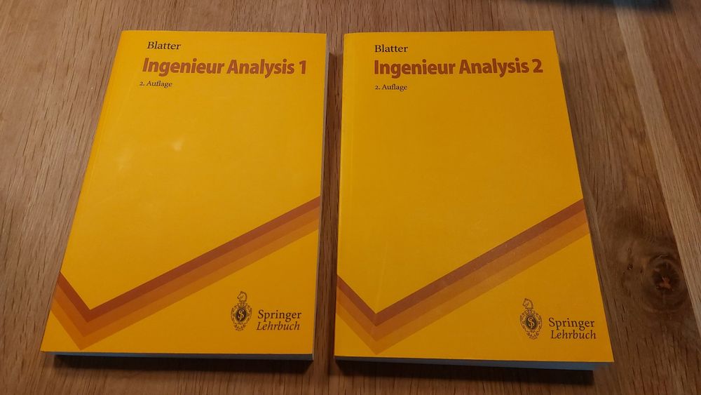 Ingenieur Analysis 1 & 2 - Christian Blatter | Kaufen auf Ricardo