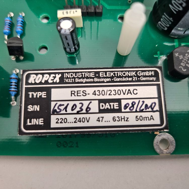 ROPEX RES-430/230VAC Temperatur Controller (Gebraucht) in Niederdorf ...
