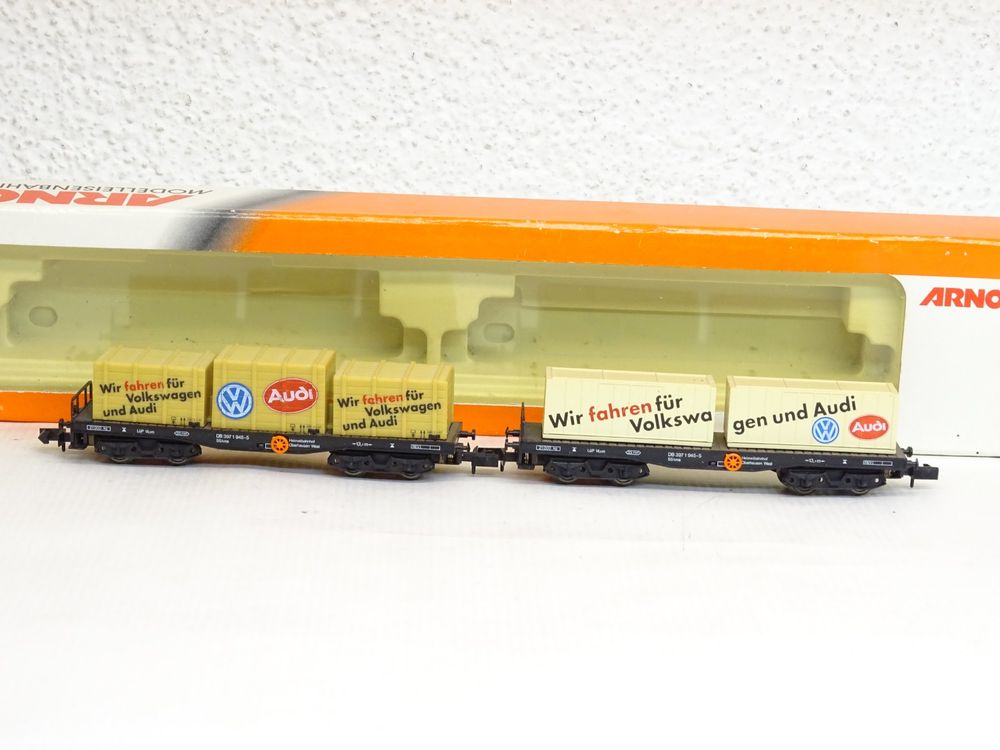 Arnold 0252 Containerwagen VW/Audi, Spur N, OVP | Kaufen auf Ricardo
