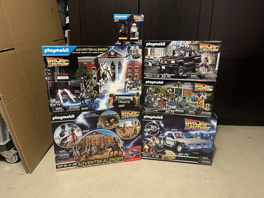 6 Pack Playmobil Back to the Future (Neu und originalverpackt) in Windlach für CHF 90 – mit ...