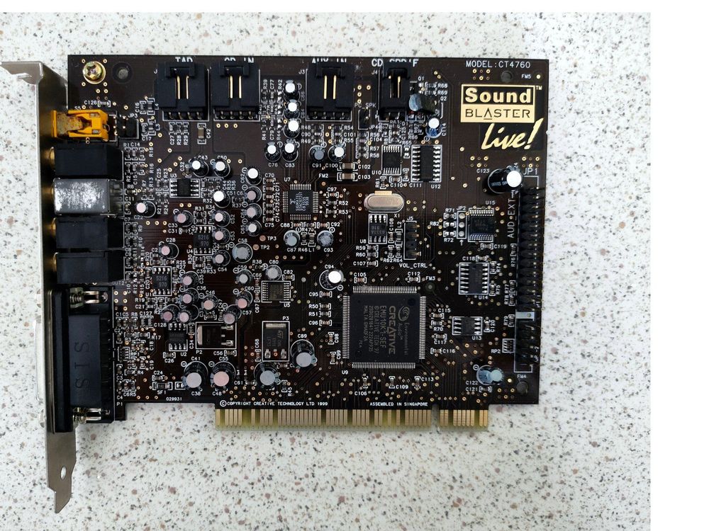 Creative Soundblaster Live!, CT4760, Gameport/Joystick | Kaufen auf Ricardo