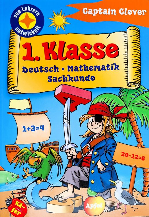 Captain Clever Lernbuch 1. Klasse Deutsch Mathe Sachunde | Kaufen auf ...