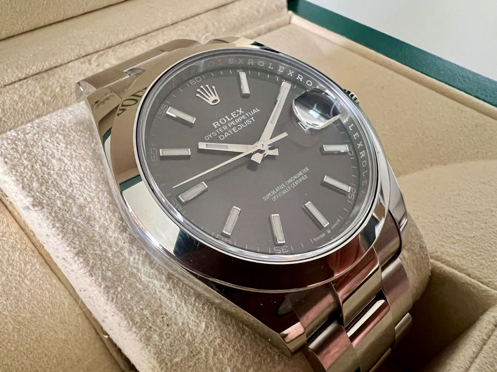 ROLEX Datejust 41 Rhodium dial, Ref. 126300, Full Set 2019 (Neu (gemäss ...