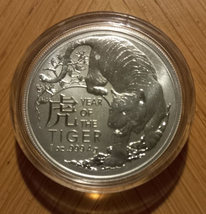 1Unze Lunar Tiger 2022, Silbermünze, Australien | Kaufen auf Ricardo