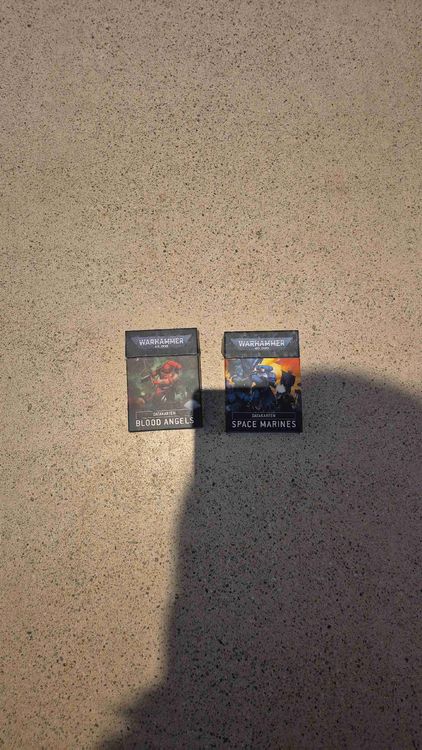 Warhammer 40k Datenkarten Space Marines & Blood Angels (Gebraucht) in Gossau SG für CHF 2 – mit ...