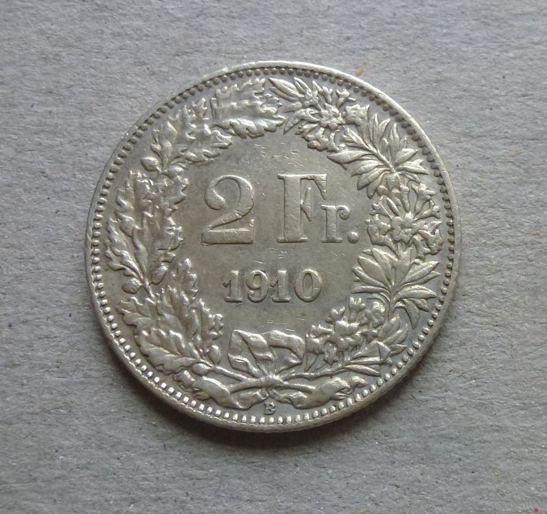 ++ 2.- Franken 1910, gute Erhaltung (Gebraucht) in Walkringen für CHF 195 – mit Lieferung auf ...