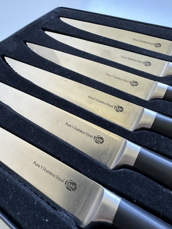 AMC Pure 1 Steakmesser Set Stainless Steel 6-teilig | Kaufen auf Ricardo