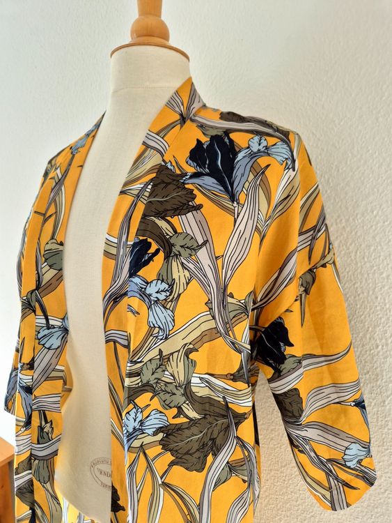 FOSCHINI JACKE BLUSE CAPE KIMONO M 38 TOP ZU JEANS ROCK HOSE (Neu ...