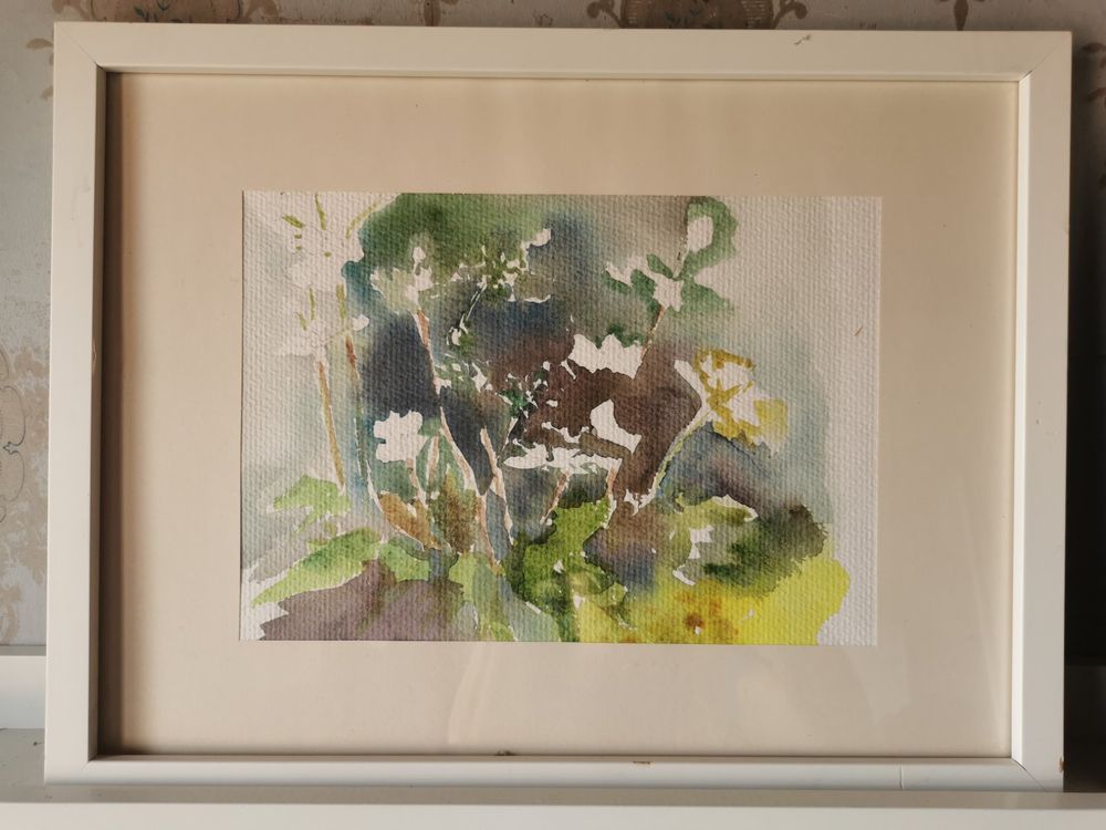 Aquarell Blumen Original Malerei gerahmt (Gebraucht) in Berneck für CHF 70 – mit Lieferung auf ...