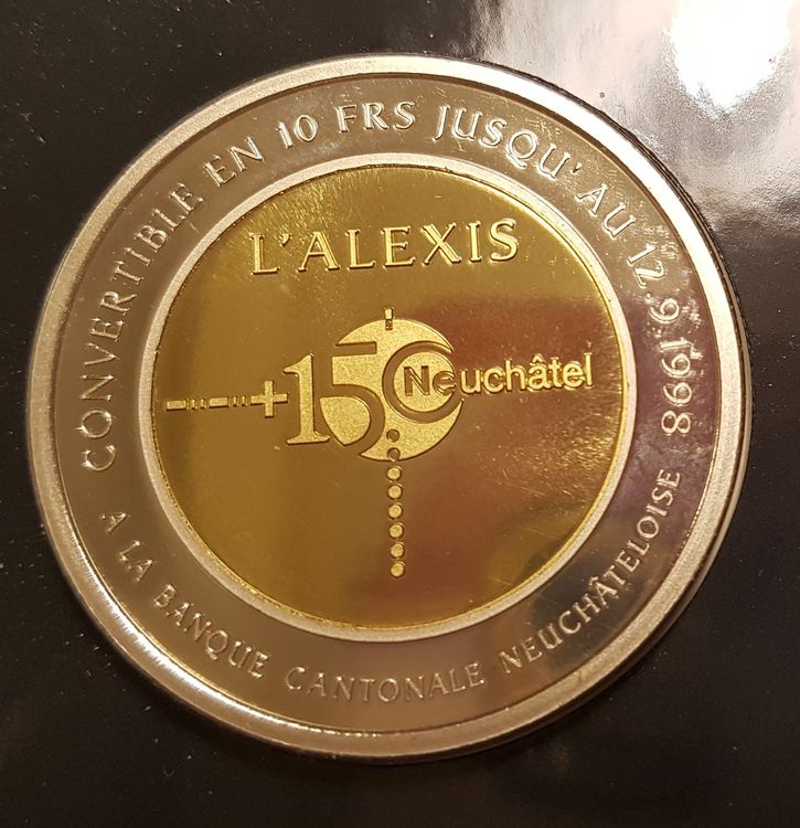 monnaie républicaine Les Alexis Neuchâtel (Neuf avec emballage d ...