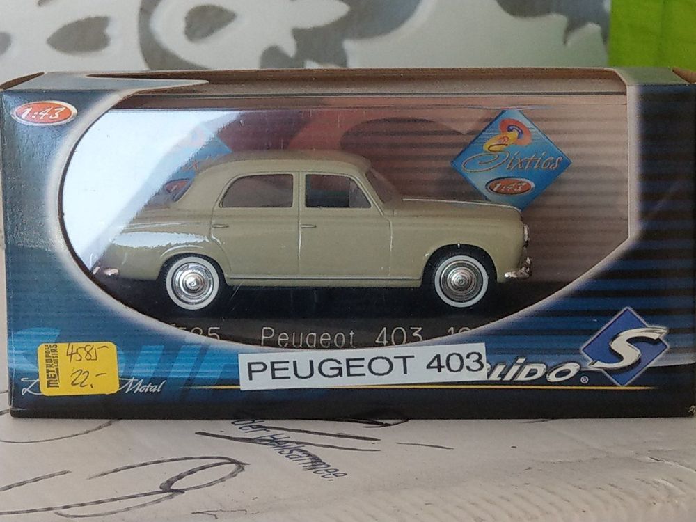 Peugeot 403 1964 Solido #4585 1:43 (Neu und originalverpackt) in ...