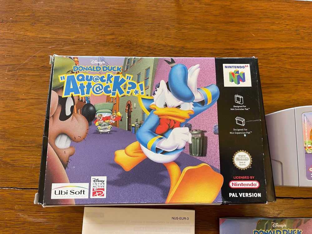 N64 Donald Duck Quack Attack!! Komplett PAL OVP | Kaufen auf Ricardo
