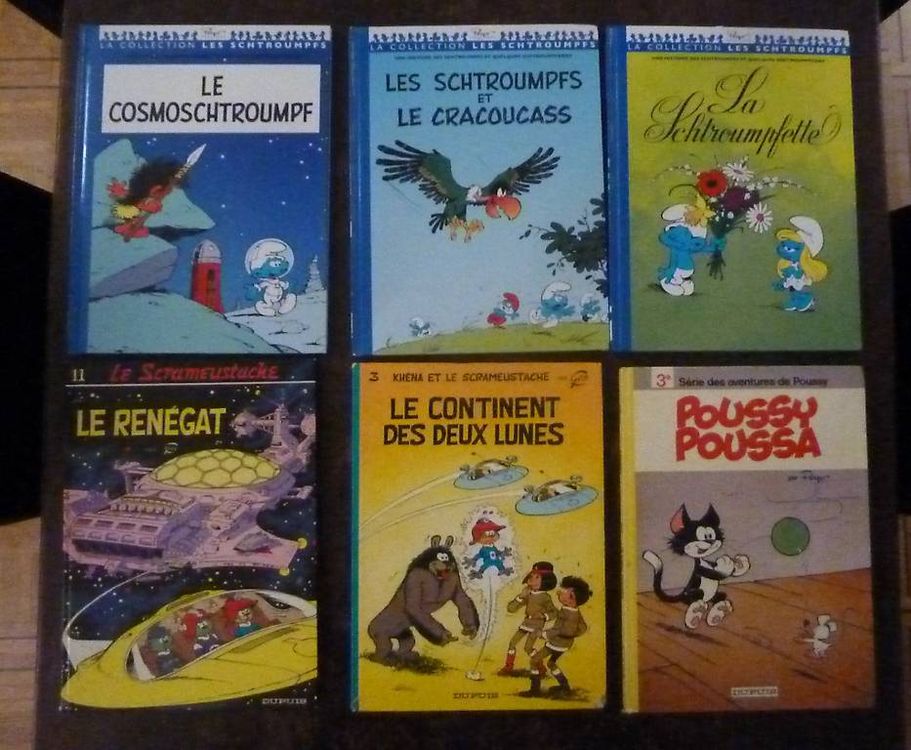 12 album BD - Schtroumpf - Boule et Bill - Scrameustache | Kaufen auf ...