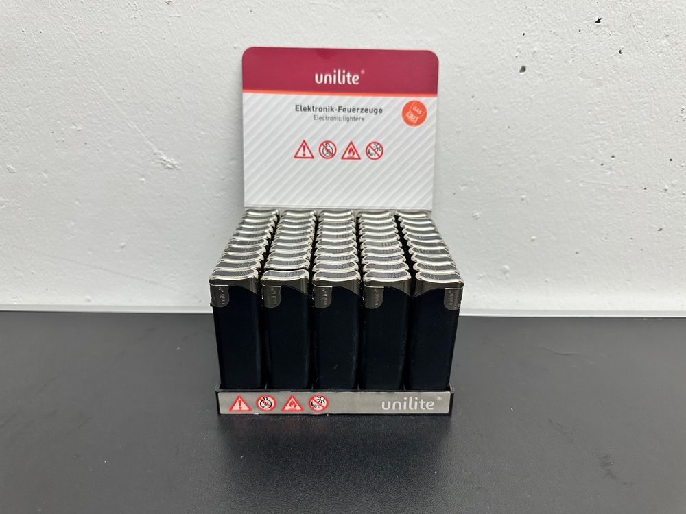 Neu Display Feuerzeug Schwarz (50x) (Neu und originalverpackt) in Inwil für CHF 12 – mit ...