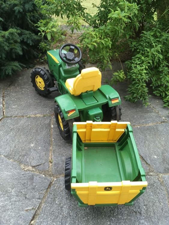 Trampel Traktor John Deere mit Anhenger (Gebraucht) in Ins für CHF 50 ...