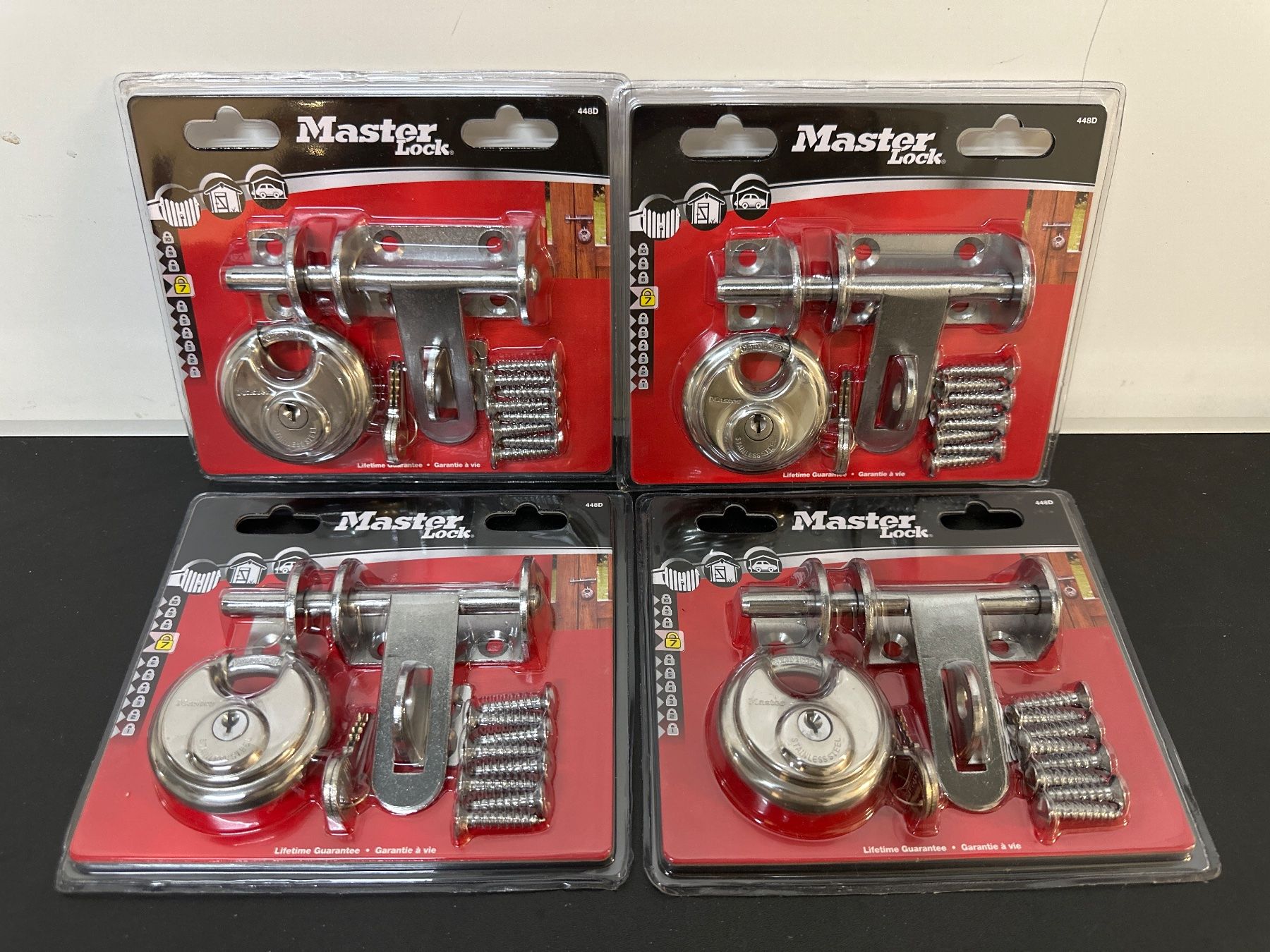 Neu Restposten Master Lock Garagen / Schuppen Schloss (4x) (Neu und ...