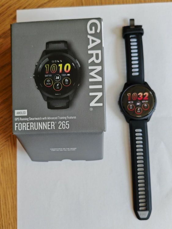 Garmin Forerunner 265 Amoled schwarz - Neu! | Kaufen auf Ricardo