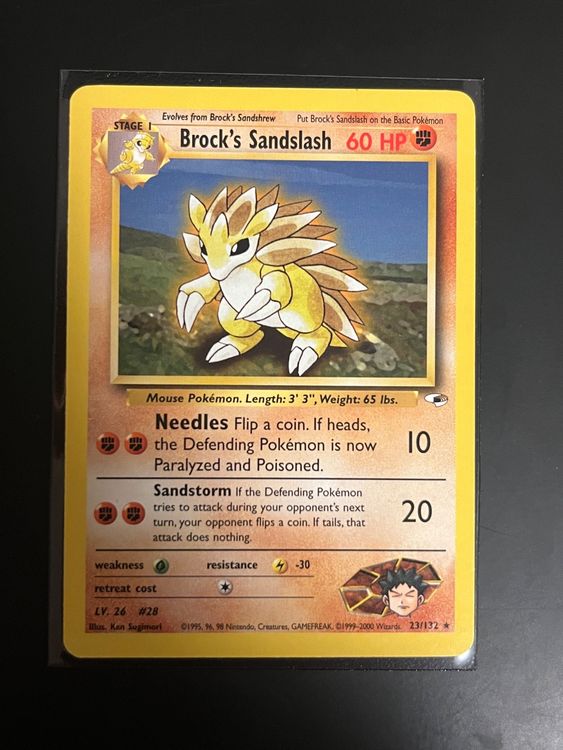 Brock’s Sandshlash (Brock‘s Sandamer) Gym Heroes (LP/NM) | Kaufen auf ...