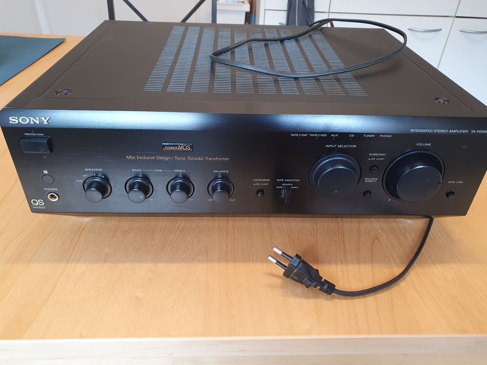Sony Integrated Stereo Amplifier TA-FE910R | Kaufen auf Ricardo