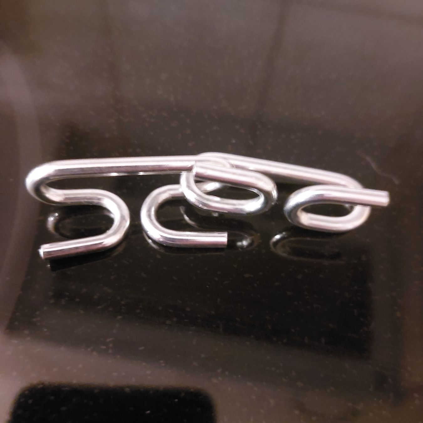 Metall Puzzle Geduldspiel, Knobelspass f. kalte Tage! (Gebraucht) in ...