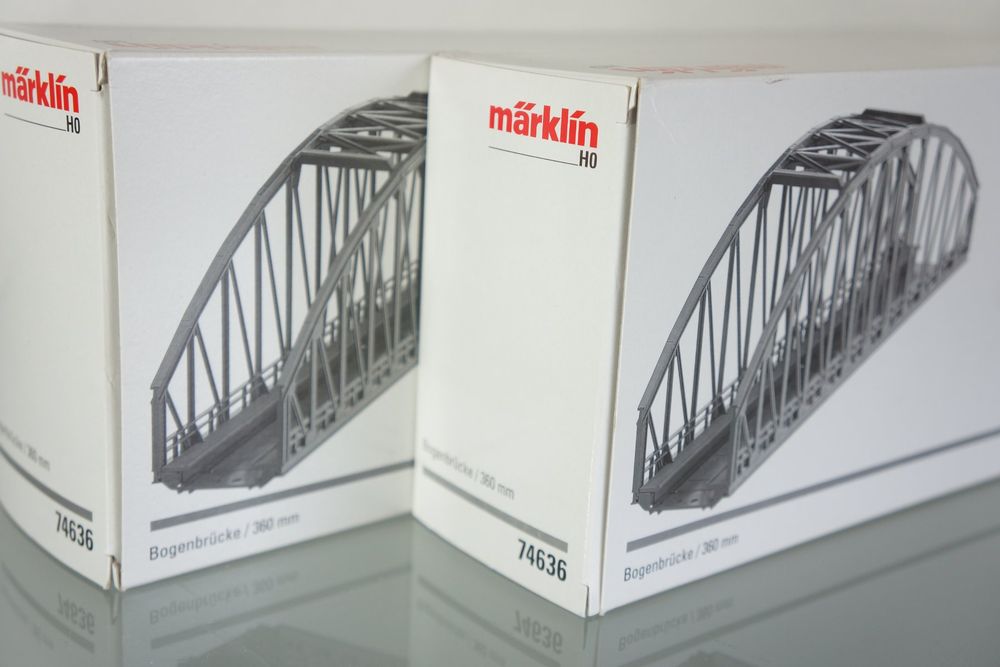 Märklin 74636, 2x Bogenbrücke (Neu und originalverpackt) in Biel/Bienne ...