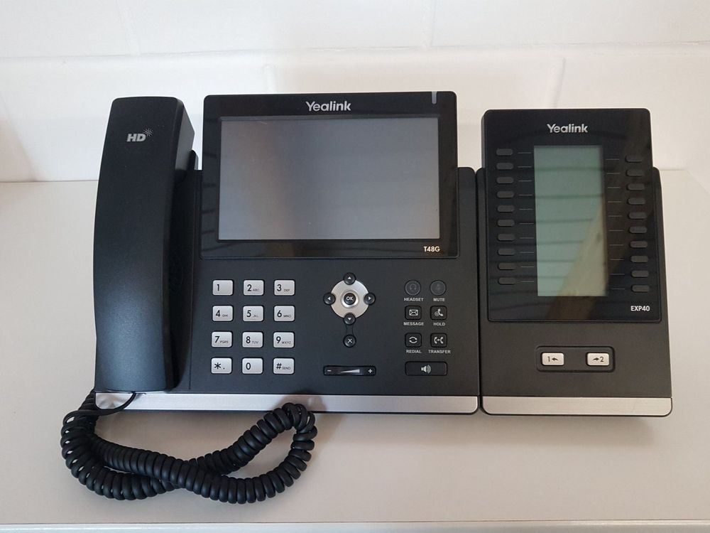 Yealink SIP-T48G inkl EXP40 (Gebraucht) in Tübach für CHF 89 – mit Lieferung auf Ricardo kaufen