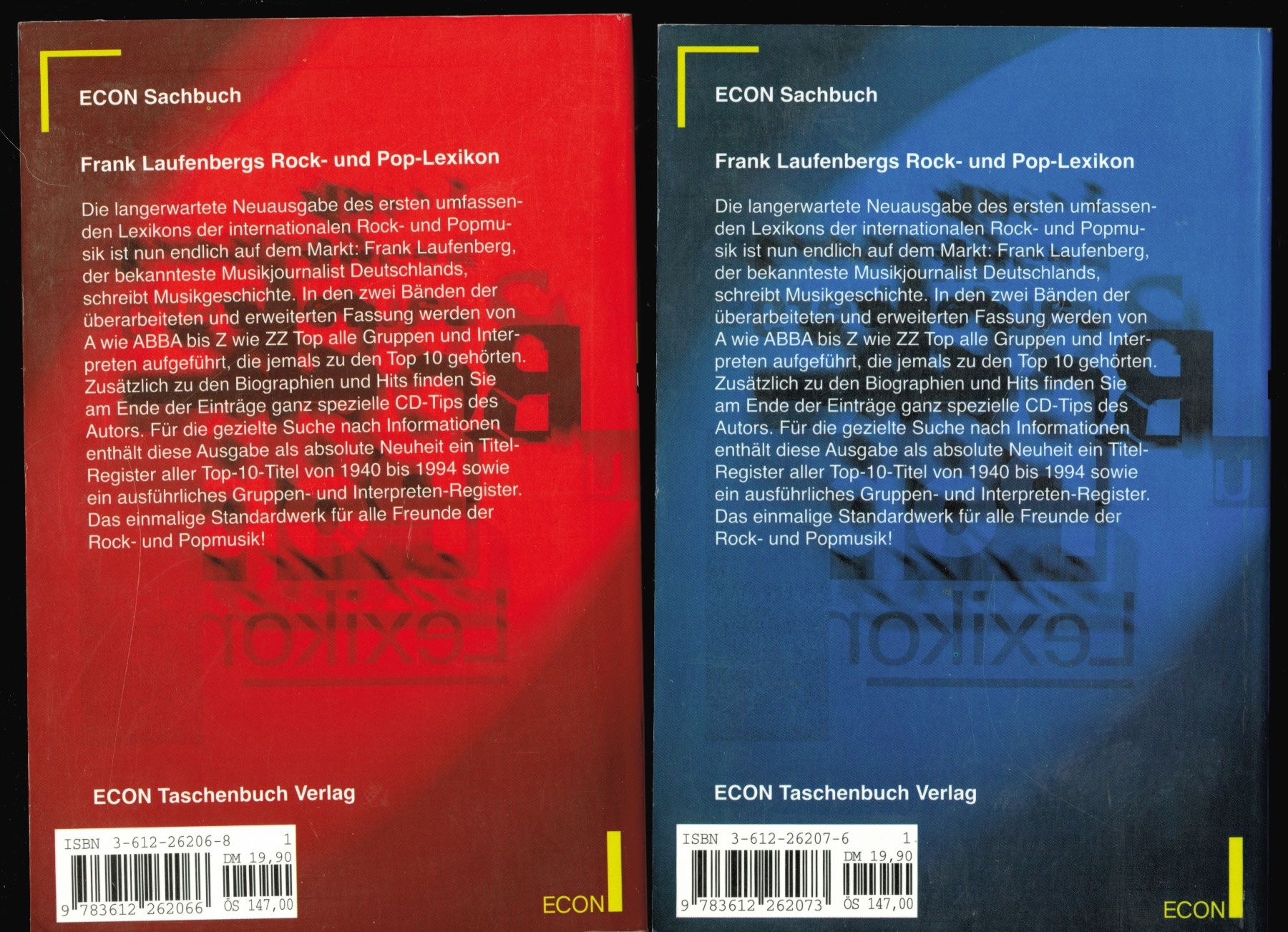 Rock- und Pop-Lexikon v. Frank Laufenberg /2 Bde, Topzustand (Gebraucht ...