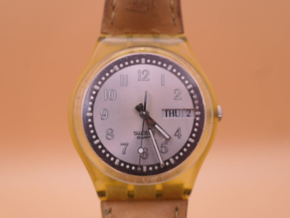 Swatch Gent "CROISSANT" GE700, neue Batterie (Gebraucht) in Thun für ...