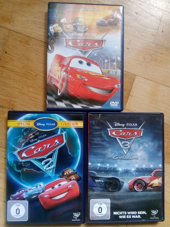 Cars (1 - 3) Trilogie (De & Eng u.a.) 3-DVD's (Gebraucht) in St. Gallen ...