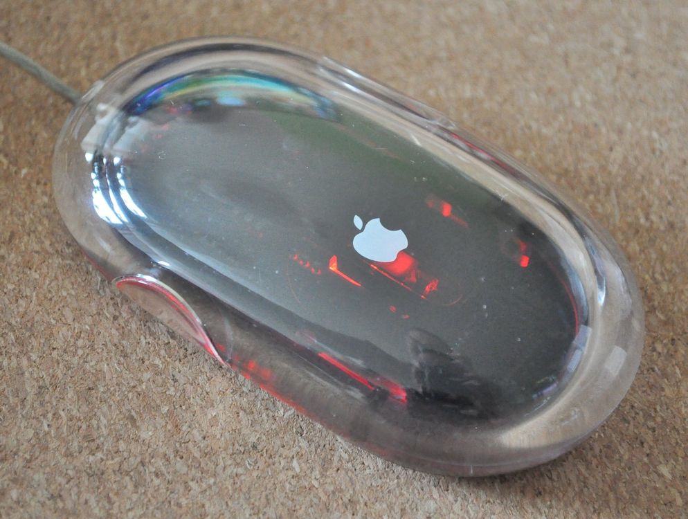 Apple Pro Maus, Design Mouse M5769 USB, Plexi Glas, schwarz | Kaufen ...