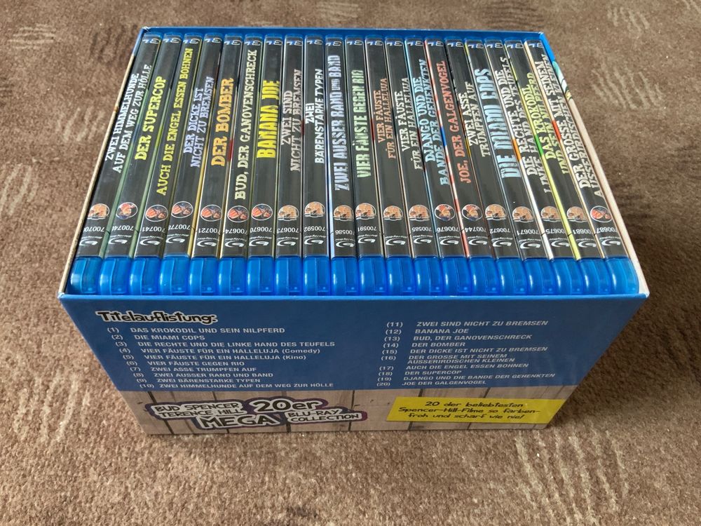 Bud Spencer und Terence Hill Grosse BluRay Box 20 Filme (Gebraucht) in Wängi für CHF 76 – mit ...