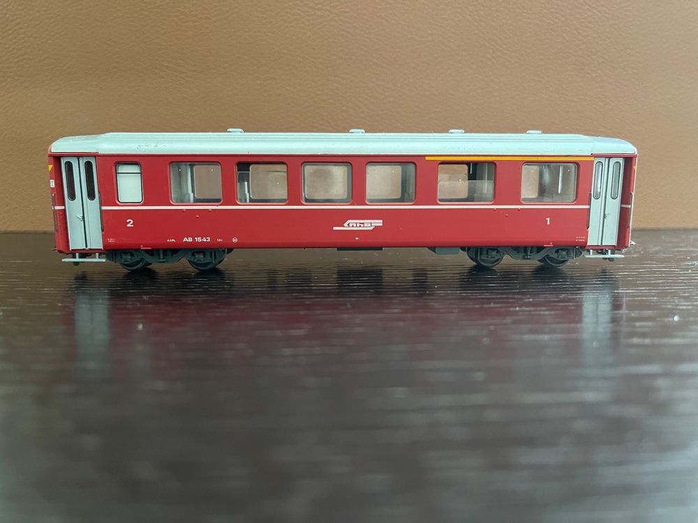 H0m RhB verkürzter Bernina Personenwagen 1./2. Klasse | Kaufen auf Ricardo