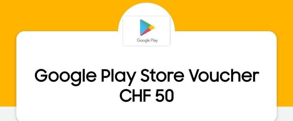 Google Play Store Voucher im Wert von 50.- (Neu (gemäss Beschreibung ...