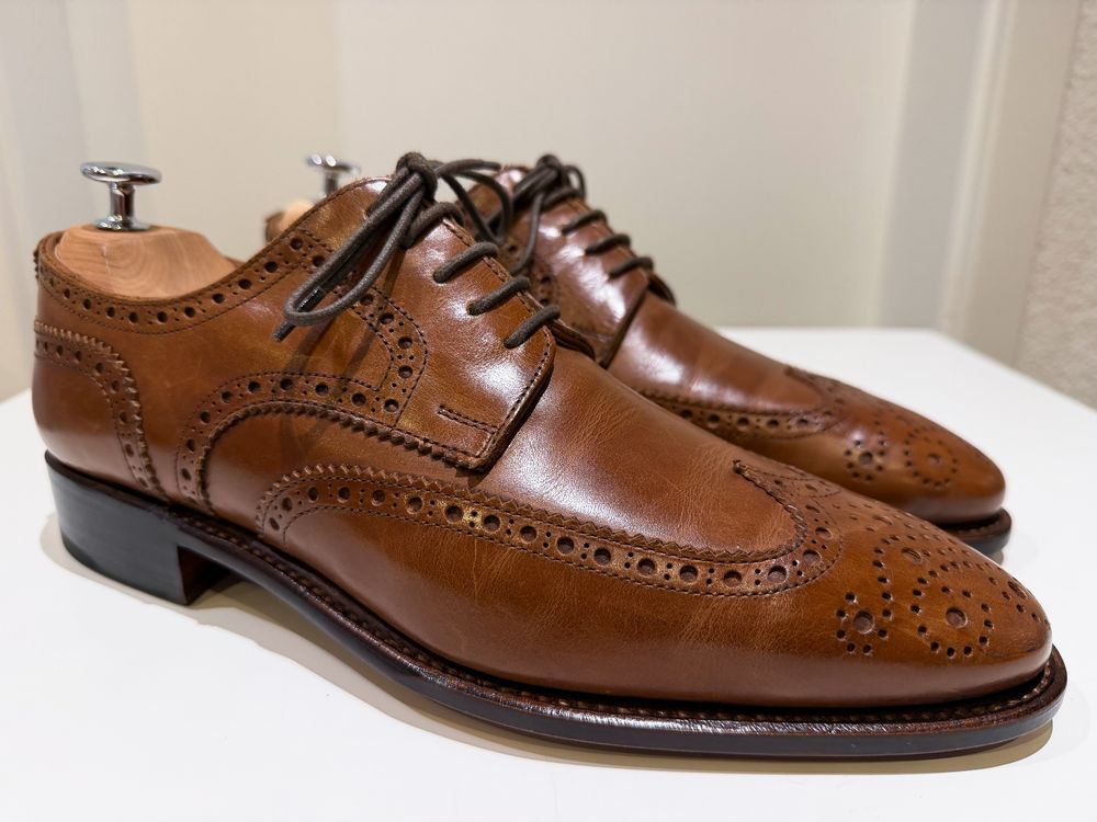 Prime Shoes Full Brogue Oxford – Goodyear Welted – Grösse 40 (Gebraucht ...