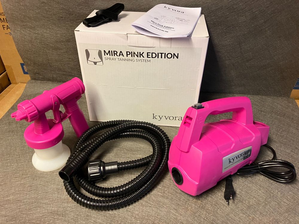 MIRA Pink E.-Spray Tanning System/Bräunungs Gerät ab 1.- (Neu (gemäss ...