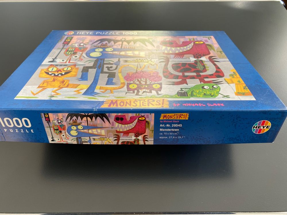 Puzzle 1000 Teile "Monstertown" Heye | Kaufen auf Ricardo
