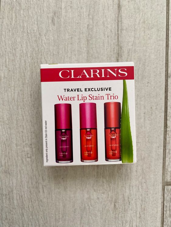 Clarins Water Lip Stain x3 Travel Exclusive set coffret | Kaufen auf ...