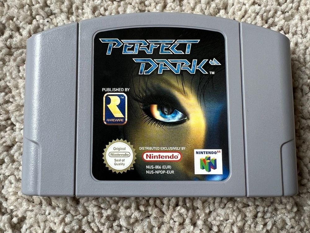 Perfect Dark für Nintendo 64 N64 (Gebraucht) in Winkel für CHF 29.95 – mit Lieferung auf Ricardo ...