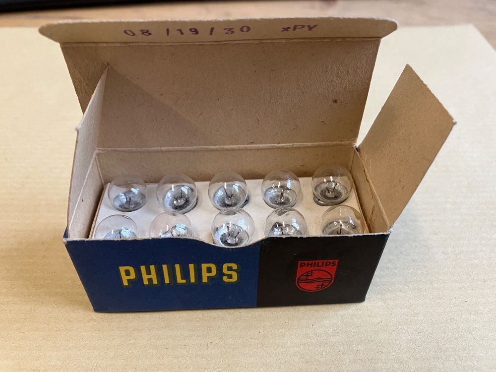 NOS Philips Velo-Rücklicht Glühbirnen aus 30er-Jahren (Neu und ...