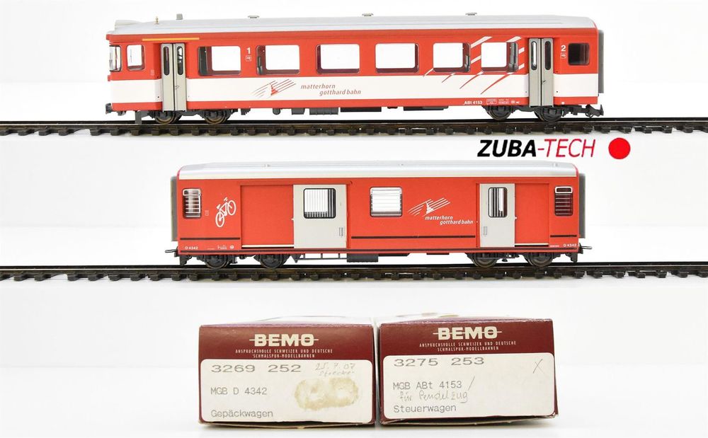 Bemo 2x Personenwagen MGB H0m GS mit OVP | Kaufen auf Ricardo