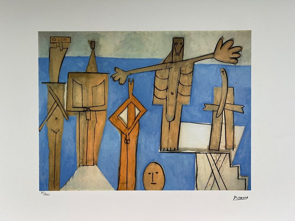 Pablo Picasso "Baigneurs à la Garoupe" 85/200 (Neu (gemäss Beschreibung ...