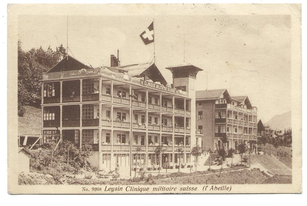 Leysin (VD) Clinique militaire suisse (l' Abeille ) - 1922 (Gebraucht ...