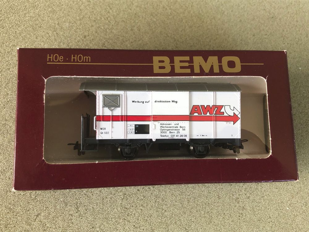 BEMO H0m 2274 300 MOB Gk 502 „AWZ“ HOm | Kaufen auf Ricardo