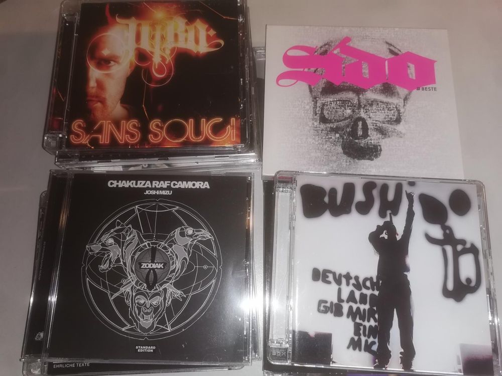 Deutschrap German Hip Hop CDs; Sido, Bushido, Raf Camora etc (Gebraucht ...