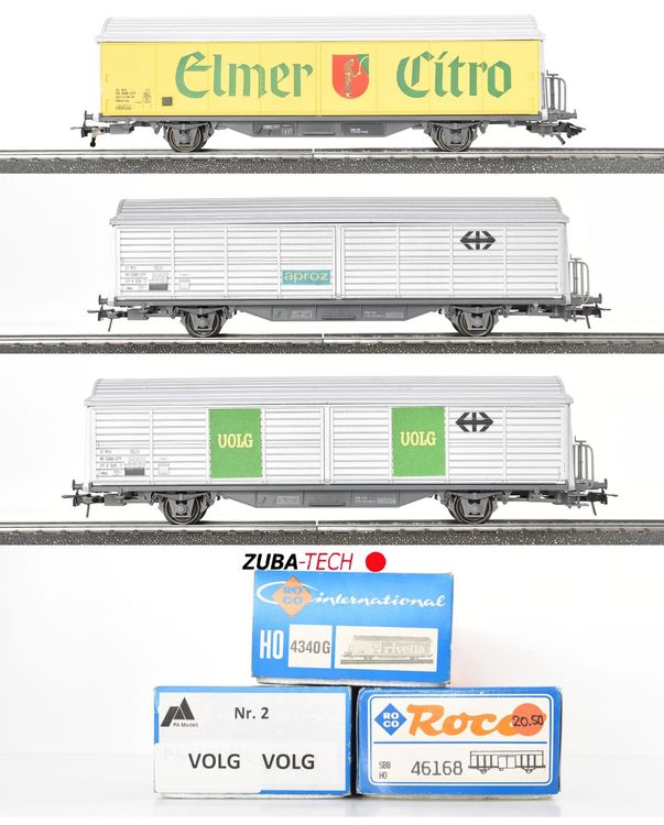 Roco 3x Schiebewandwagen der SBB GS H0 mit OVP (Gebraucht) in St. Gallen für CHF 49 – mit ...