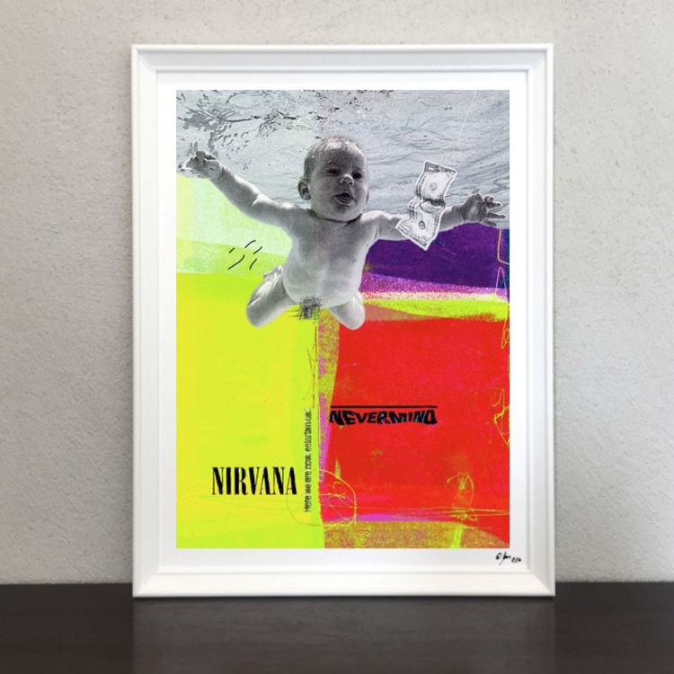 Nirvana Pop Art Kunst Nevermind Vintage Kult Cover Bild (Neu (gemäss Beschreibung)) in St ...