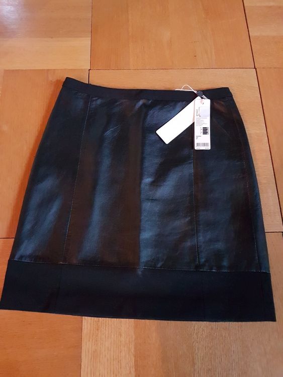 Jupe en cuir noir neuve | Kaufen auf Ricardo