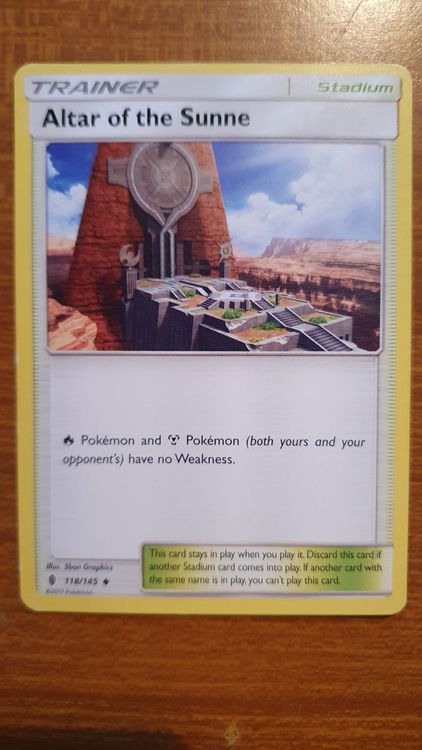 Pokemon Altar of the sunne 118/145 Guardians Rising | Kaufen auf Ricardo